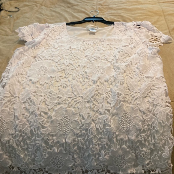 Simply Irresistible | Tops | Simply Irresistible White Lace Short ...